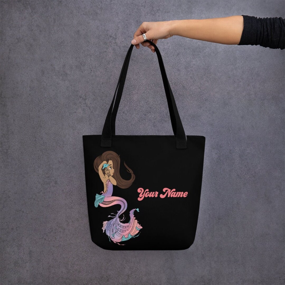 Samoan Mermaid Starfish Personalized Tote Bag - Etsy