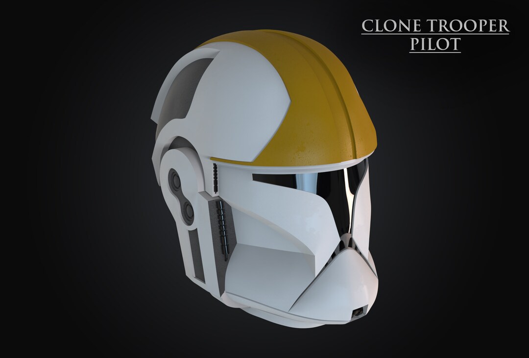 Clone Trooper Pilot Helmet Phase 1 3D Print STL Files - Etsy