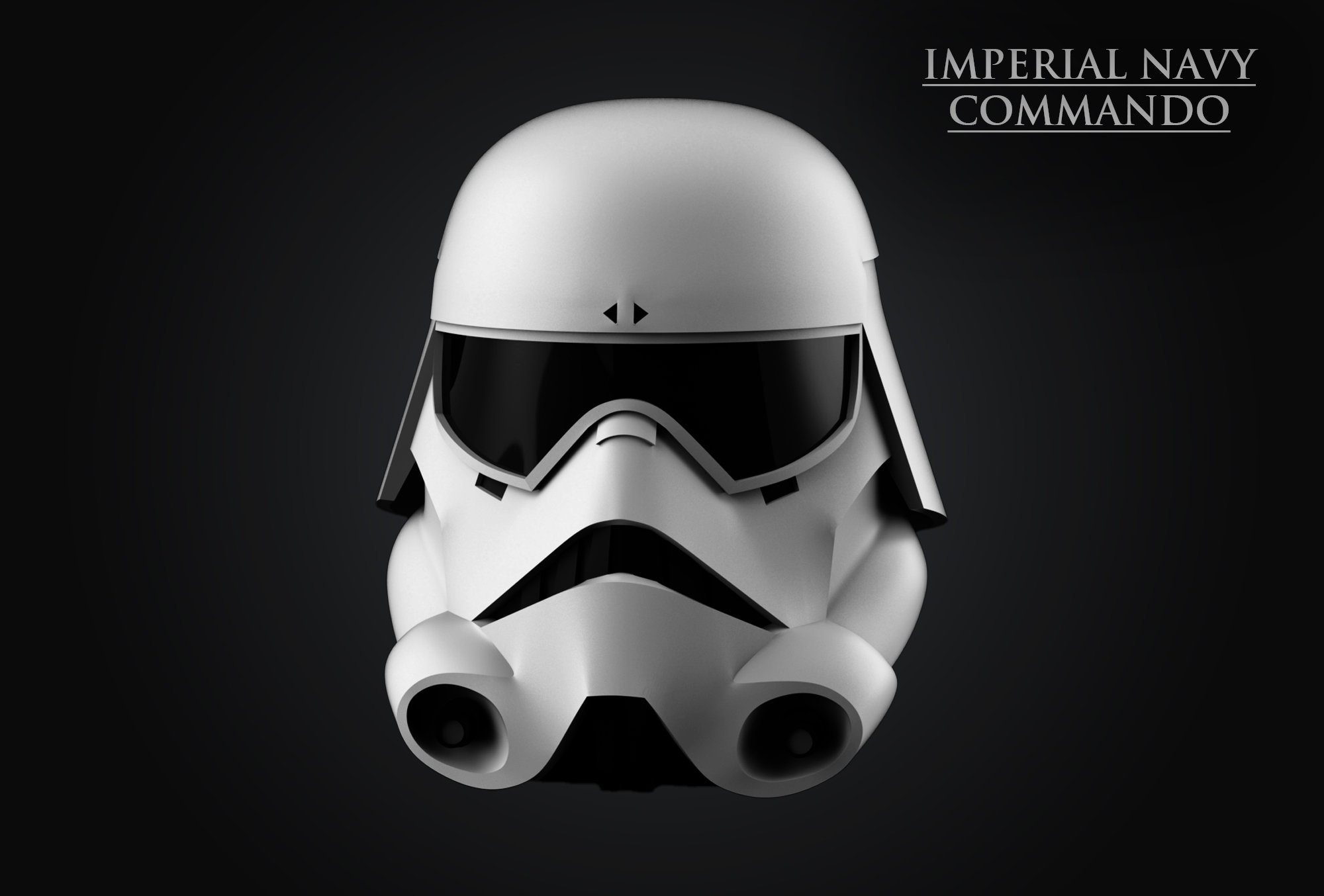 Imperial Navy Commando Helmet 3D Print STL Files - Etsy