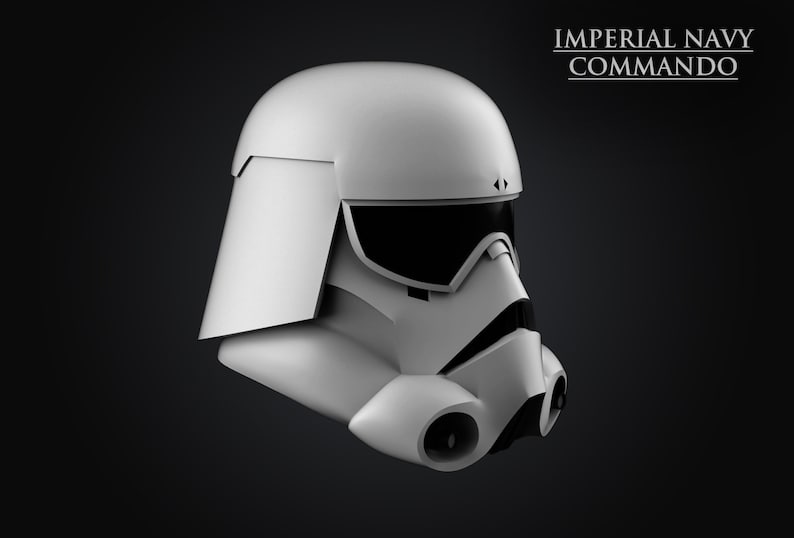 Imperial Navy Commando Helmet 3D Print STL Files - Etsy