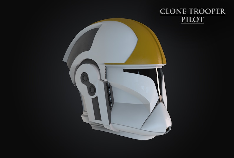 Clone Trooper Pilot Helmet Phase 1 3D Print STL Files - Etsy