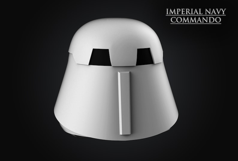 Imperial Navy Commando Helmet 3D Print STL Files - Etsy
