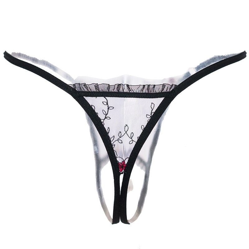 Extreme Open Crotch Sheer Panty Open Crotch Panties Etsy Denmark