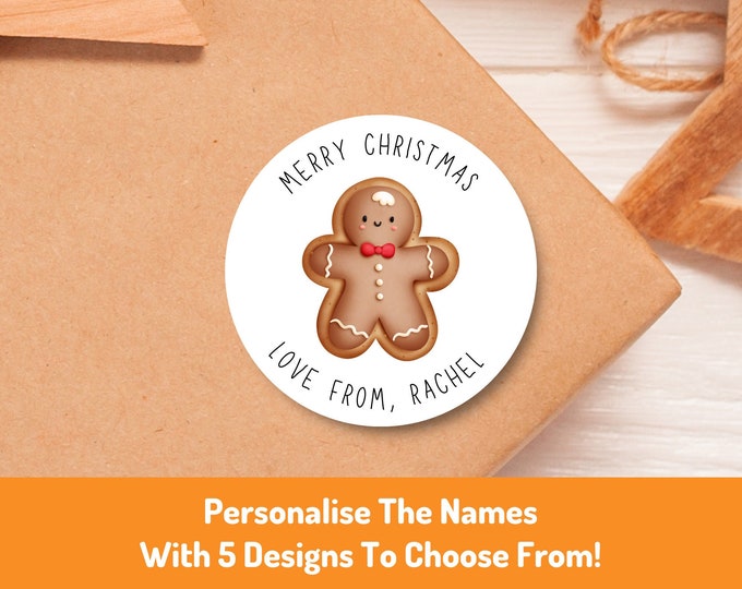 Gingerbread Men Gift Tags, Gingerbread Men Christmas Tags, Holiday Gift ...