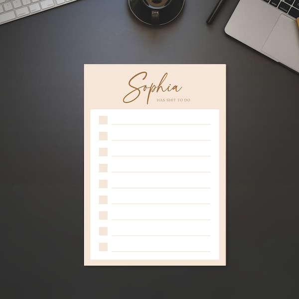 To Do List Pad - Etsy