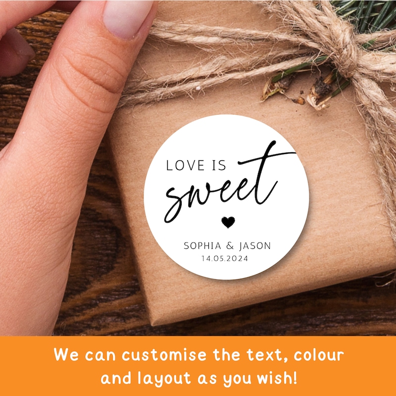 Love is Sweet Tags - Etsy