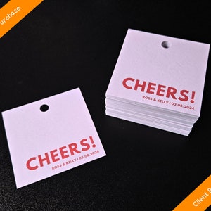 Personalised Square Price Tags | Custom Favour Gift Tags | Swing Tag ...