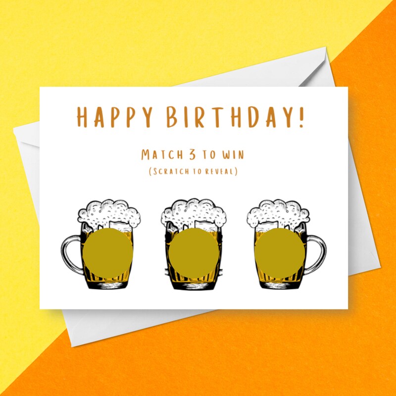 Custom Scratch off Card - Etsy