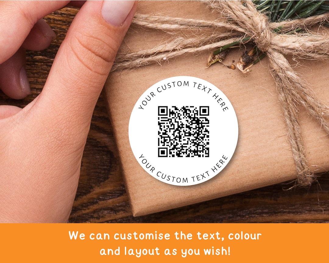 Custom QR Code Stickers for Your Business | Custom Business Branding ...