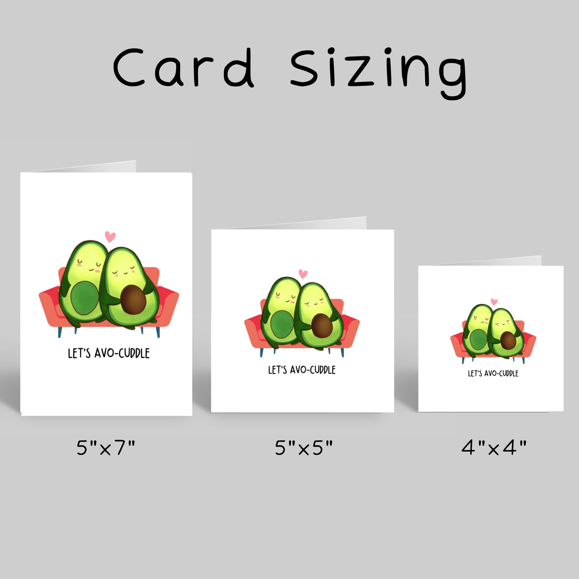 Let's Avo-cuddle Valentine's Card Cute Avocado - Etsy
