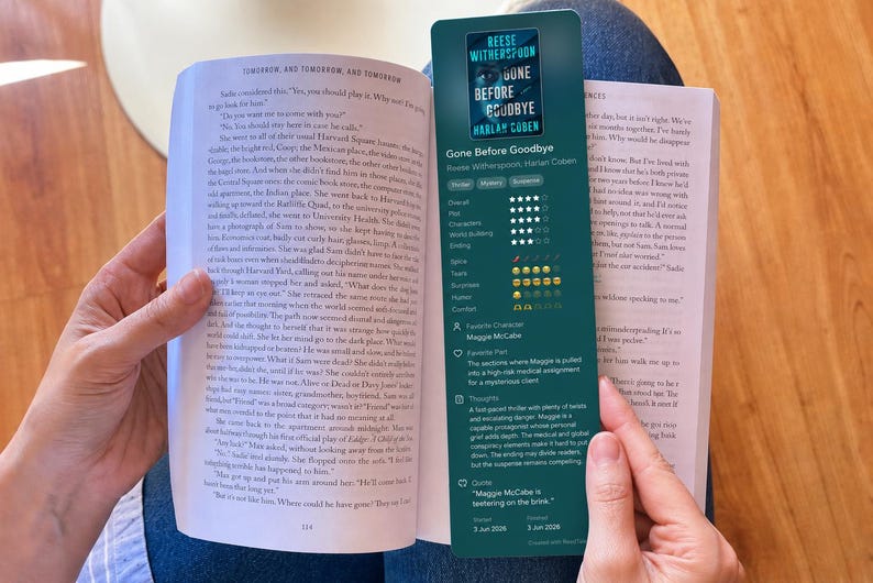 Gone Before Goodbye Book Club Kit | Reese Witherspoon Book Club Guide ...