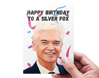 Happy Birthday Silver Fox - Etsy