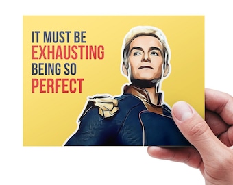 Homelander Birthday Card - Etsy