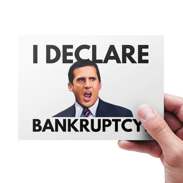 I Declare Bankruptcy - Etsy