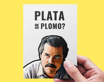 Pablo Escobar Card - Etsy
