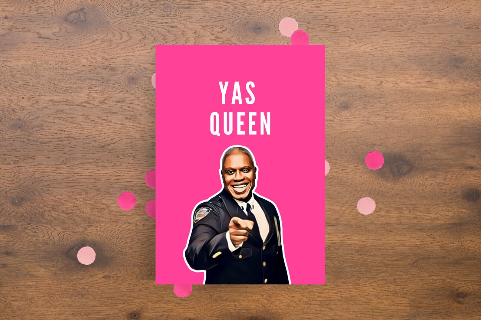 Printable Raymond Holt Yas Queen Card, Encouragement Card, Brooklyn ...