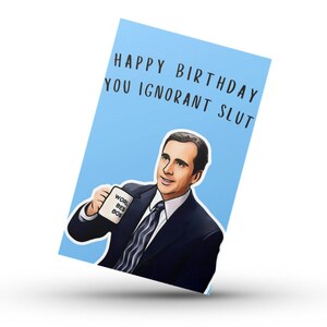 Printable Michael Scott Birthday Card Happy Birthday You - Etsy