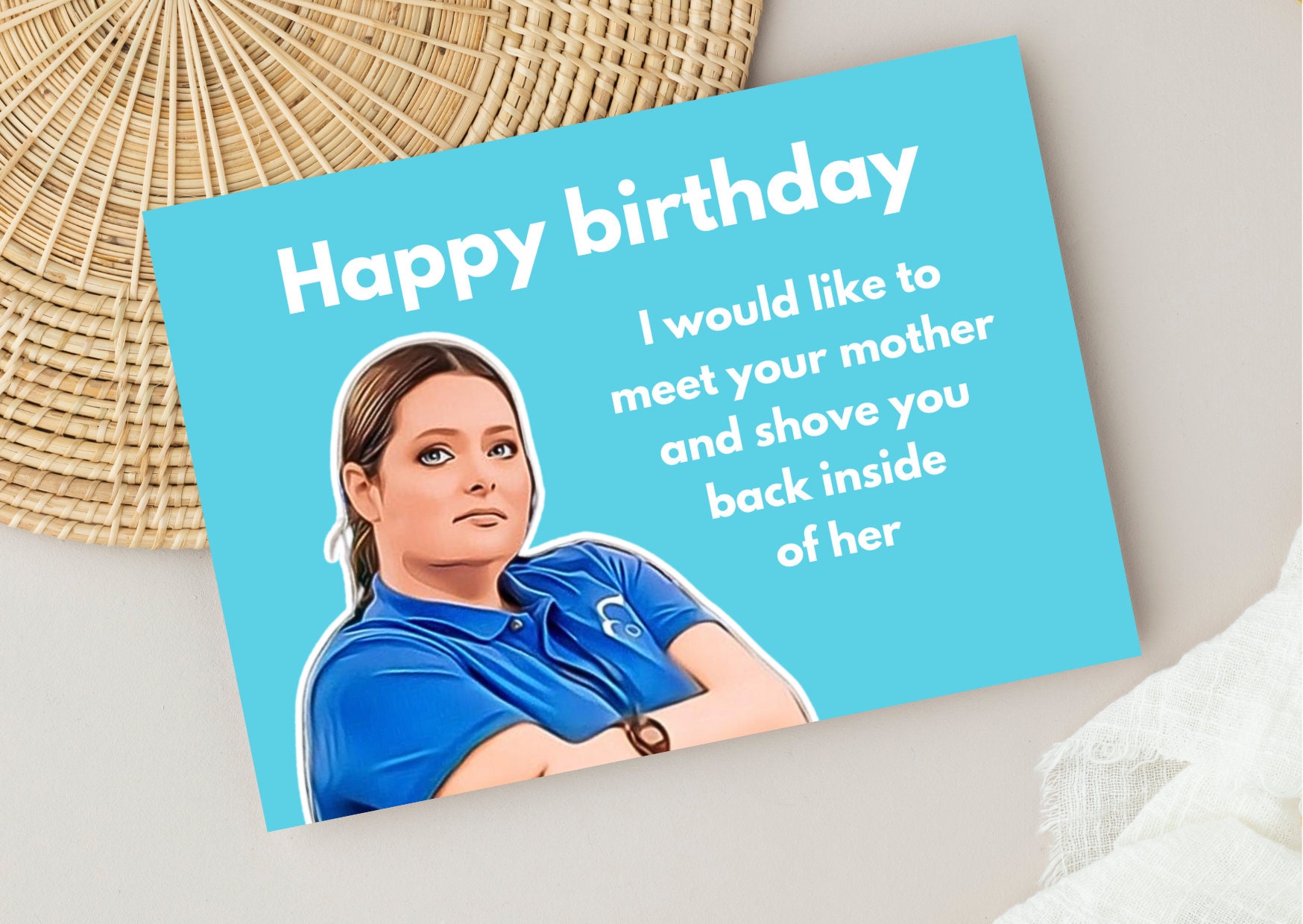 Printable Dina Fox Birthday Card, Superstore Birthday Card, Superstore ...