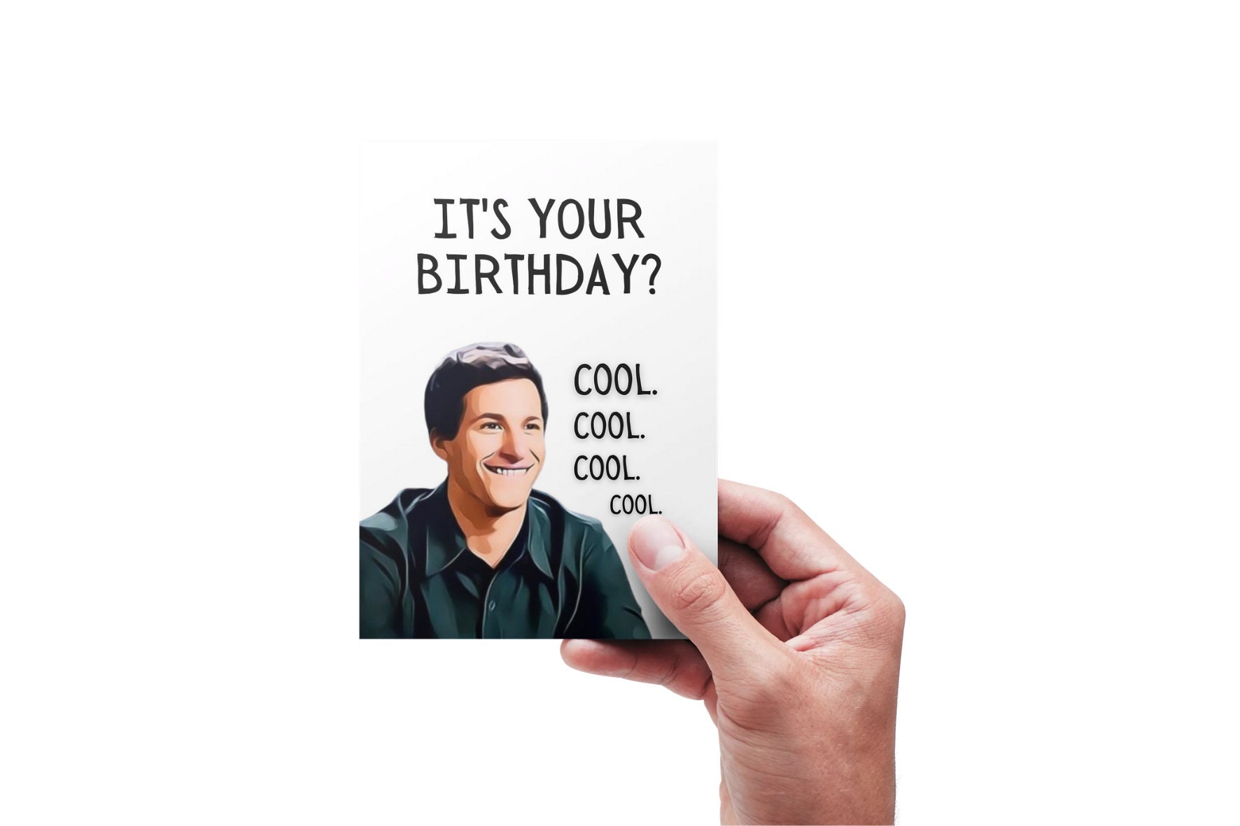 Printable Jake Peralta Birthday Card, Cool Cool No Doubt, Brooklyn Nine ...