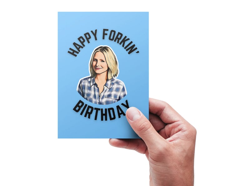 Printable Eleanor Shellstrop Birthday Card, Happy Forking Birthday, the ...