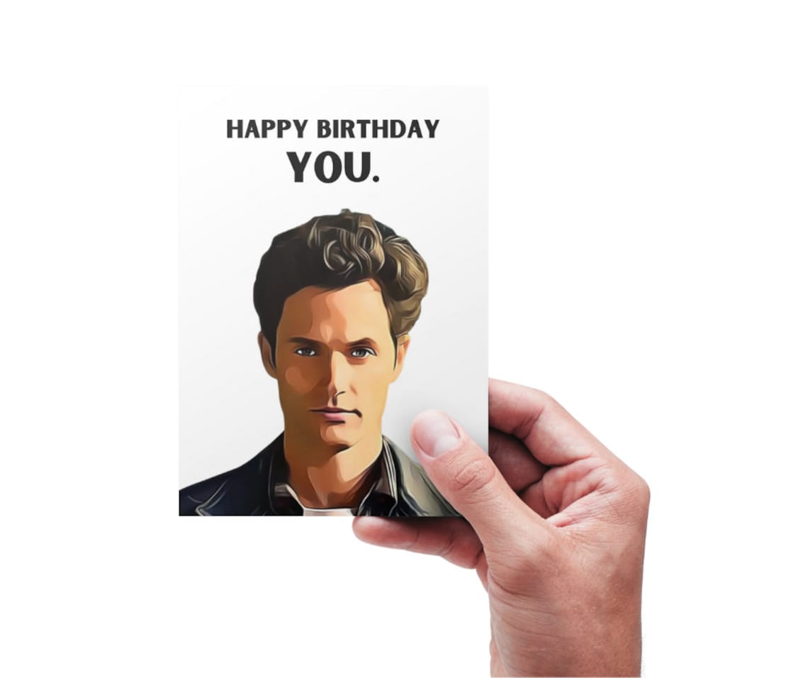 Printable Joe Goldberg Birthday Card, You Netflix TV Show Card, You on ...