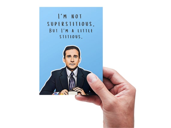 Printable Michael Scott Birthday Card I'm Not - Etsy Canada
