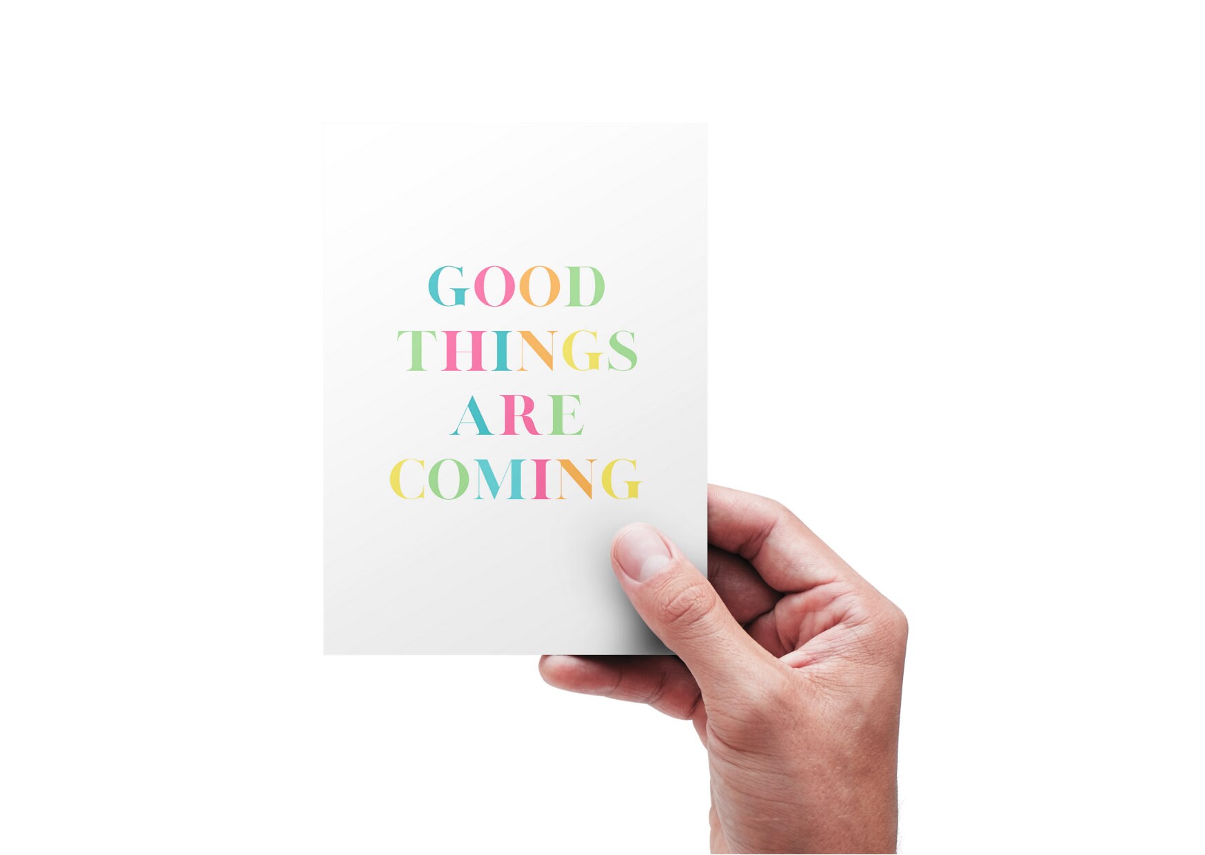 Printable Positive Affirmation Card, Positive Greeting Card, Printable ...