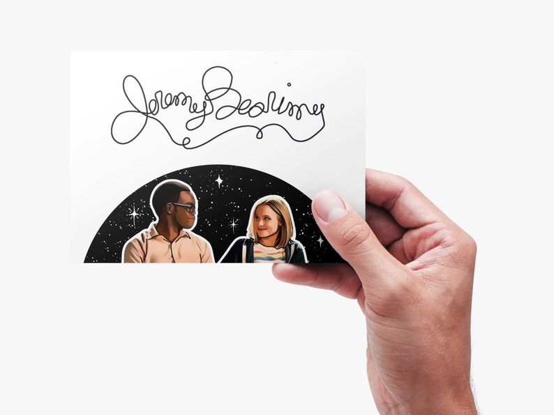 Printable Jeremy Bearimy Card, Chidi & Eleanor Romantic Card, the Good ...