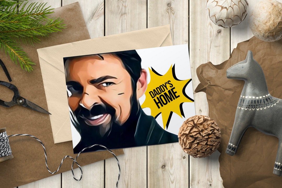 Printable Welcome Home Card, Billy Butcher Greeting Card, Billy Butcher ...