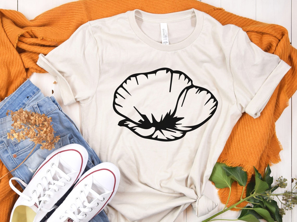 Poppy Flower SVG Pdf Png Poppies SVG Cricut Cut Files - Etsy