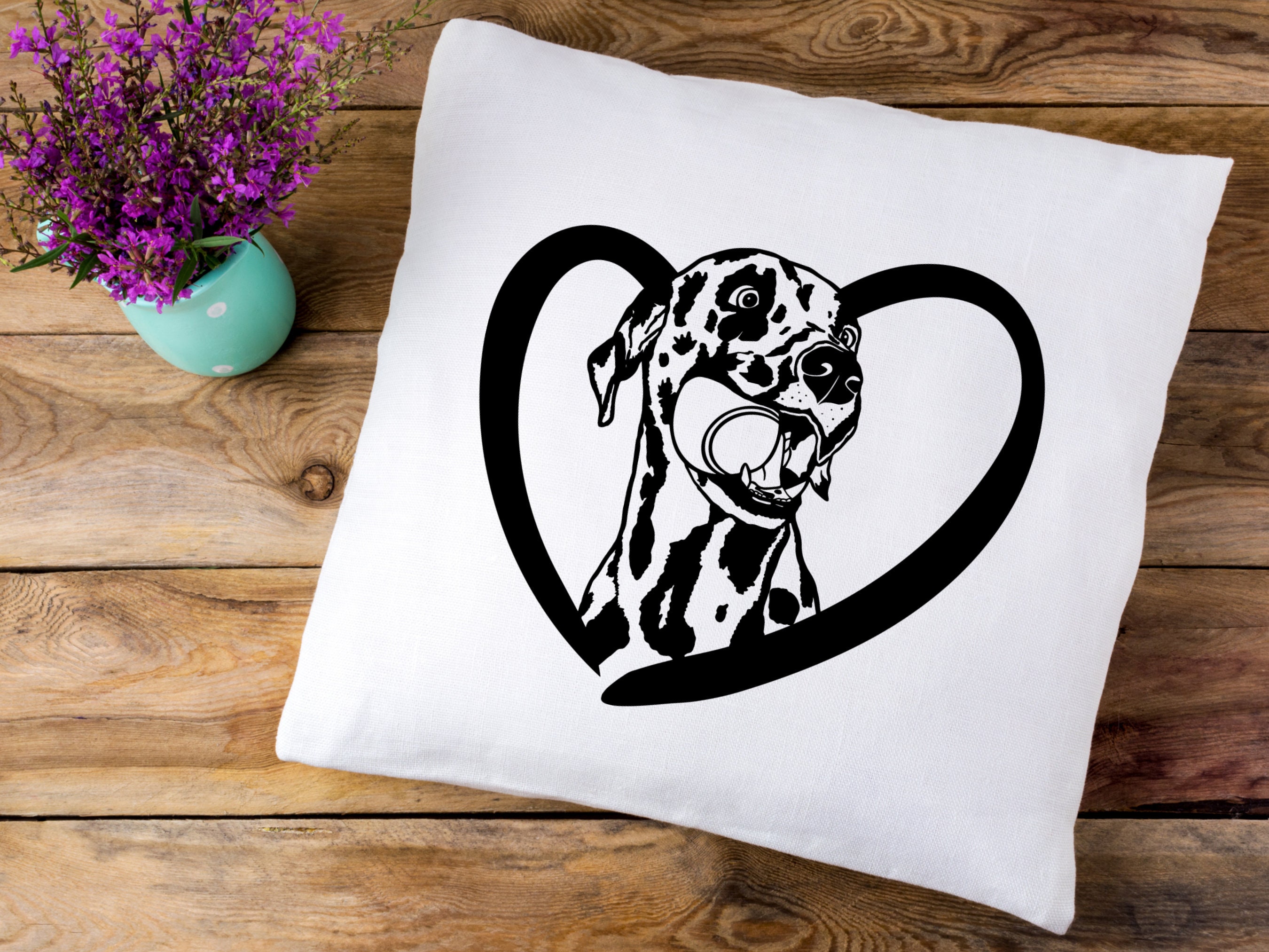 Dalmatian SVG, Dalmatian Lover SVG, I Love Dalmatians, Dalmatian ...