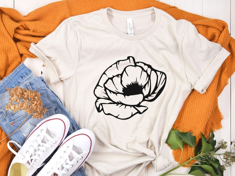 Poppy Flower SVG Pdf Png, Poppies SVG, Cricut Cut Files, Silhouette ...