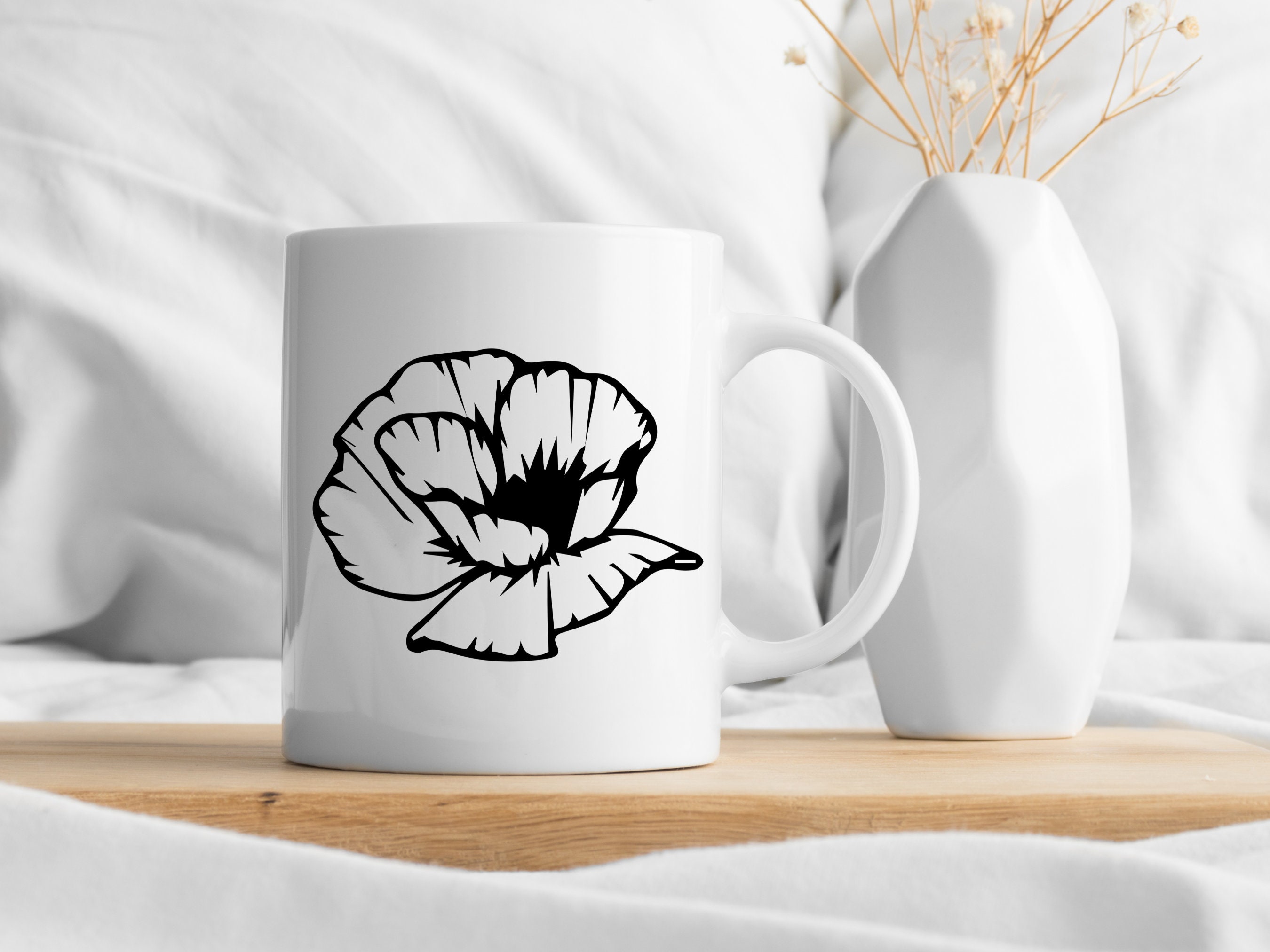 Poppy Flower SVG Pdf Png, Poppies SVG, Cricut Cut Files, Silhouette ...