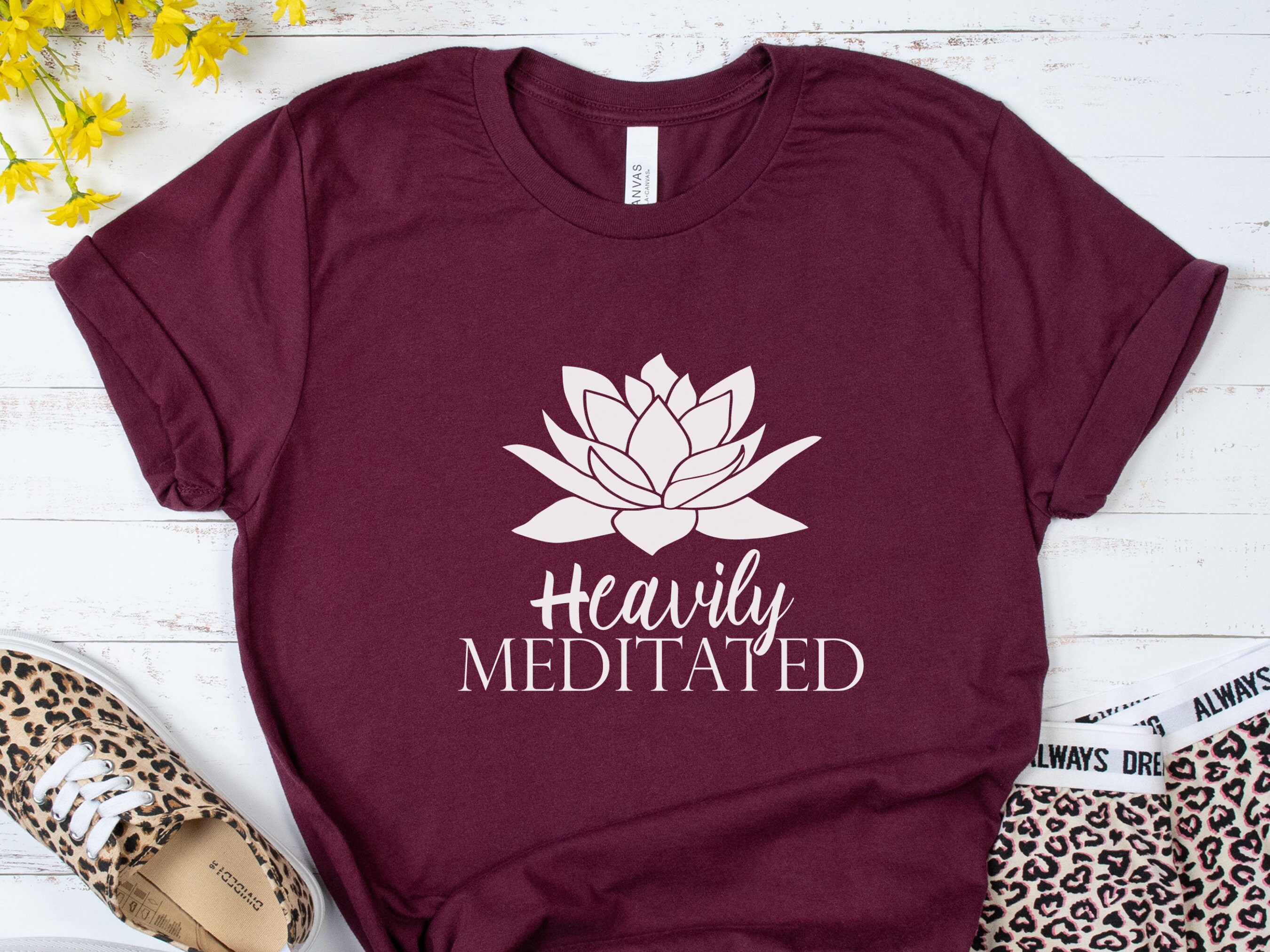 Heavily Meditated Svg Png Pdf, Meditation SVG, Meditation Humor Svg ...