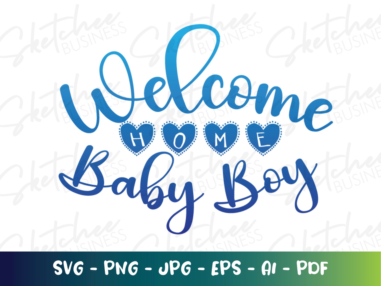 Welcome Home Baby Boy SVG, Cute Baby Boy SVG, Baby Boy Shirt Svg, Baby ...