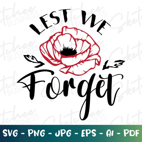 Lest We Forget Silhouette - Etsy UK