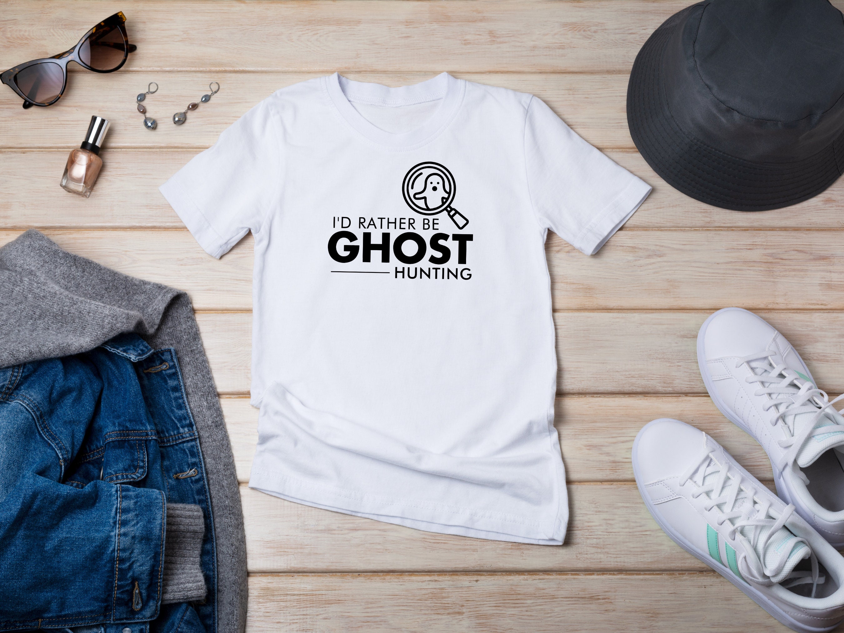 I'd Rather Be Ghost Hunting SVG, Paranormal Lover SVG, Ghost Hunters ...