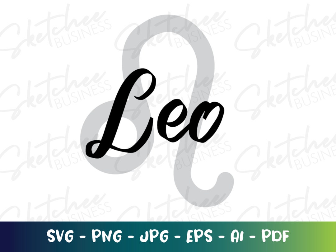 Leo Zodiac SVG, Leo Sign, Leo Astrology, Horoscope SVG, Leo , Cricut ...