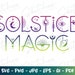 Solstice Magic Svg Png Pdf, Winter Solstice Svg, Cricut Cut Files, Silhouette, Summer Solstice ...