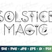 Solstice Magic Svg Png Pdf, Winter Solstice Svg, Cricut Cut Files ...