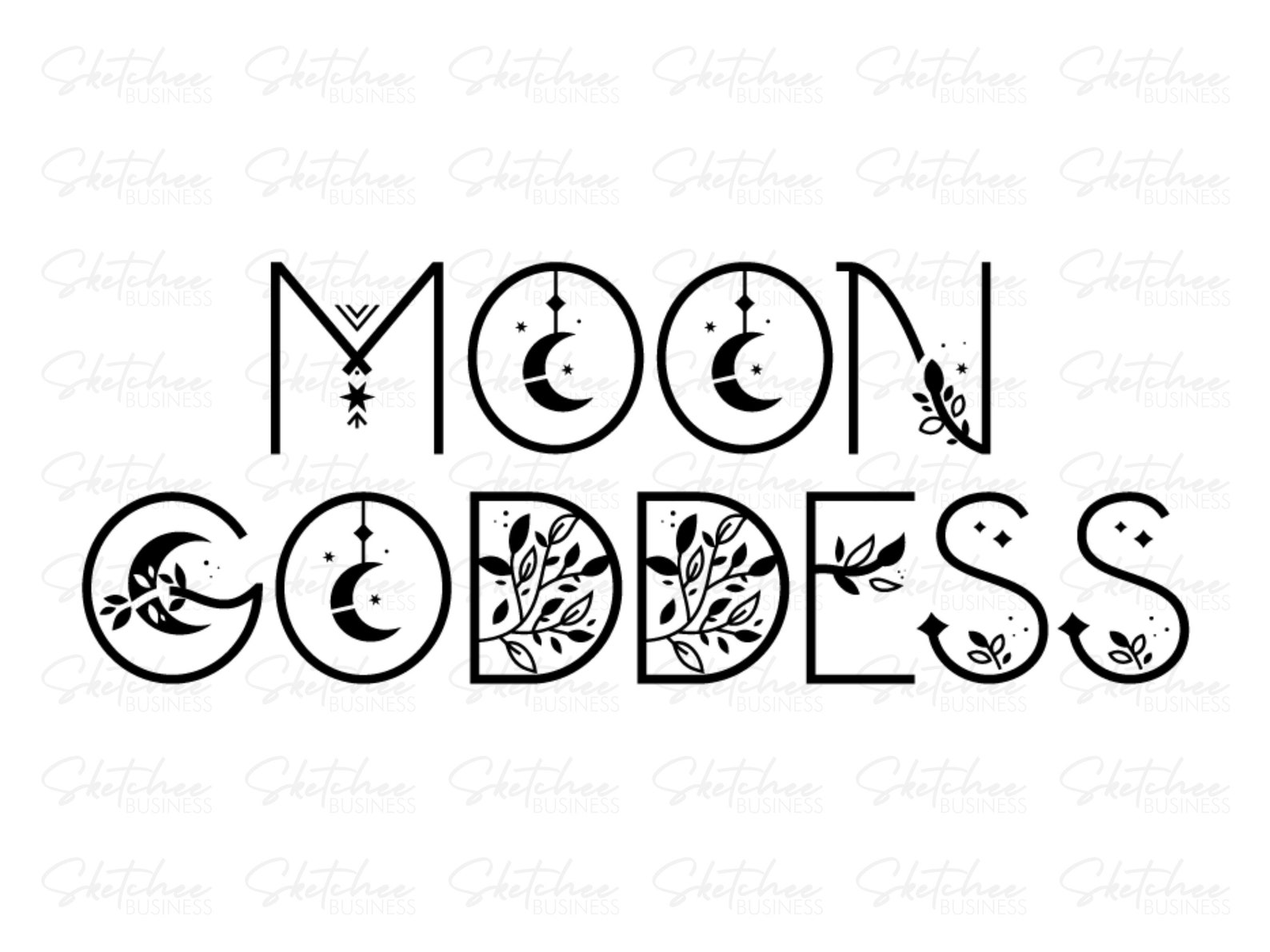 Moon Goddess Svg Png Pdf New Age SVG Spiritual Svg Cricut | Etsy