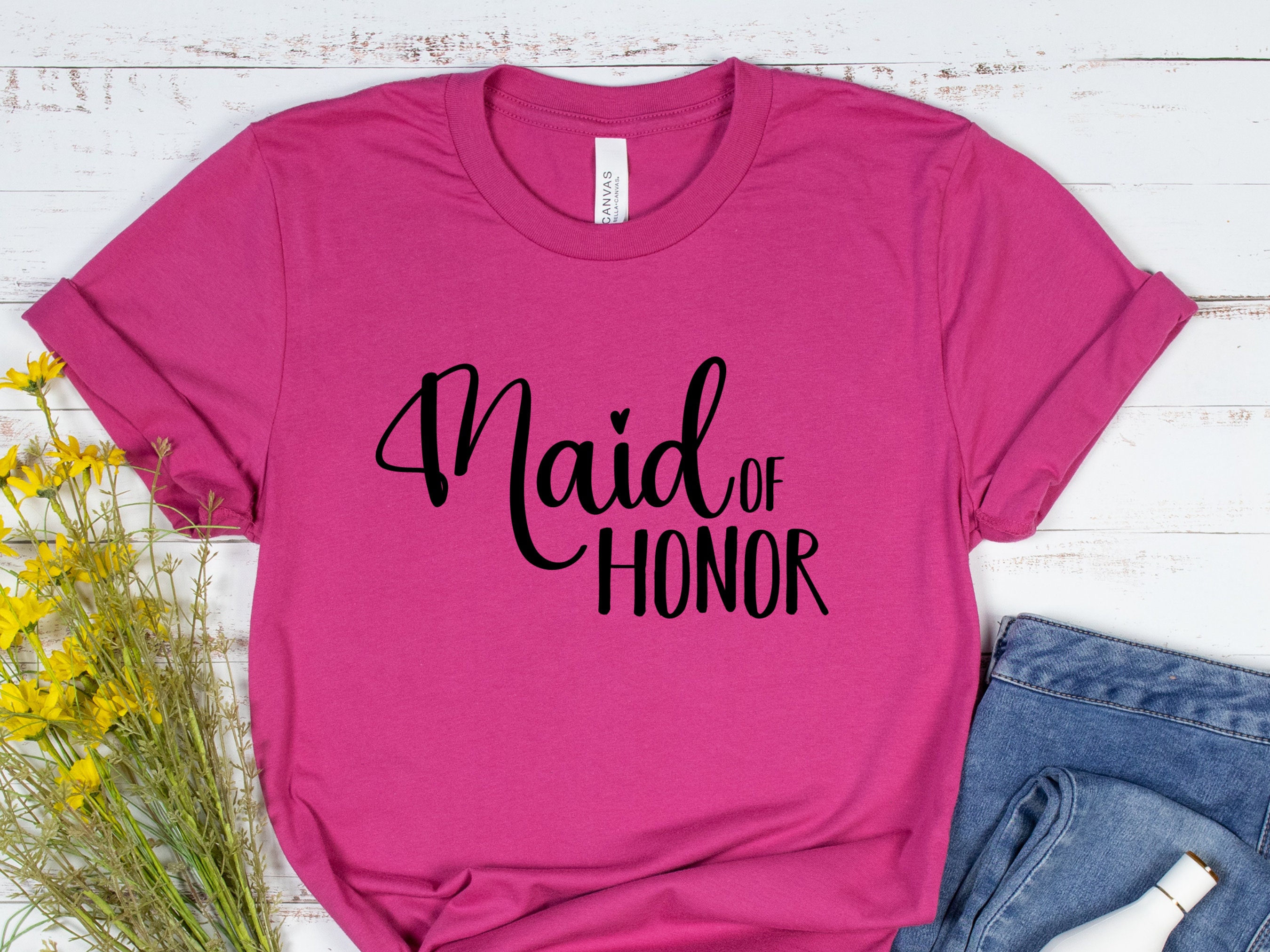 Maid of Honor SVG Wedding Party SVG Newly Engaged Svg - Etsy