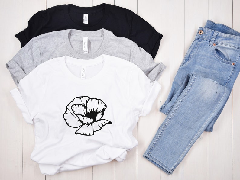 Poppy Bundle SVG Pdf Png, Poppies SVG, Cricut Cut Files, Silhouette ...