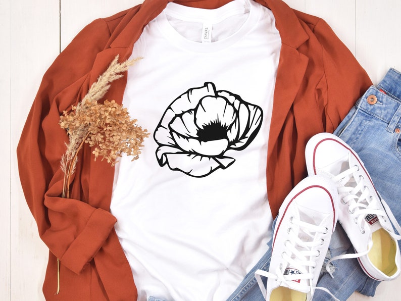 Poppy Flower SVG Pdf Png, Poppies SVG, Cricut Cut Files, Silhouette ...