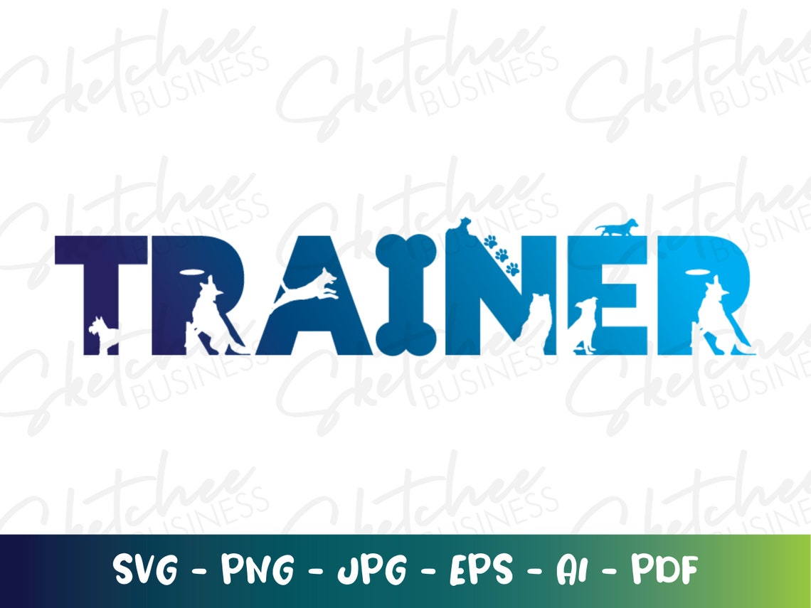 Trainer Svg Pdf Png Dog Trainer Svg Dog Lover Cricut Cut - Etsy