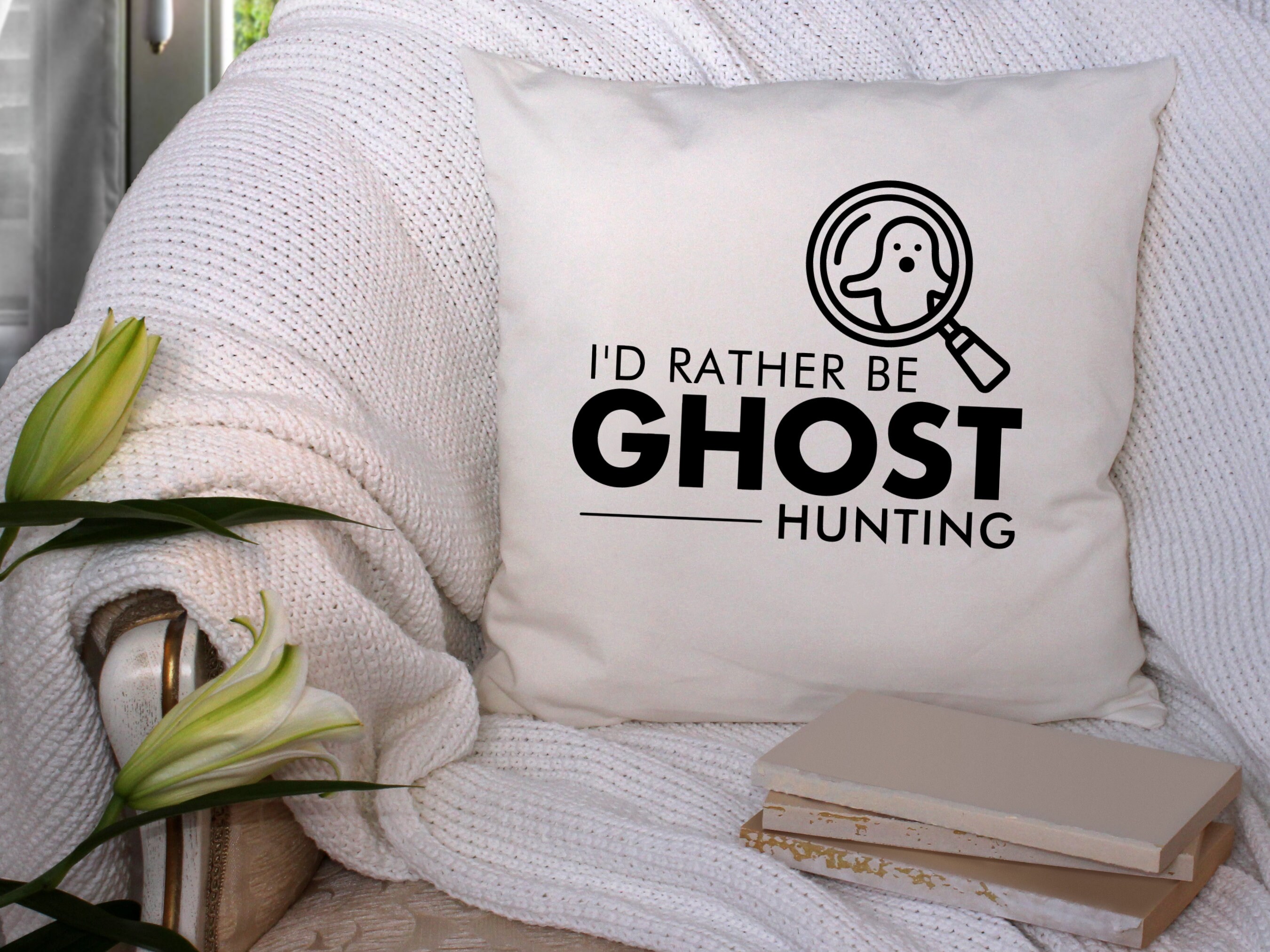 I'd Rather Be Ghost Hunting SVG, Paranormal Lover SVG, Ghost Hunters ...