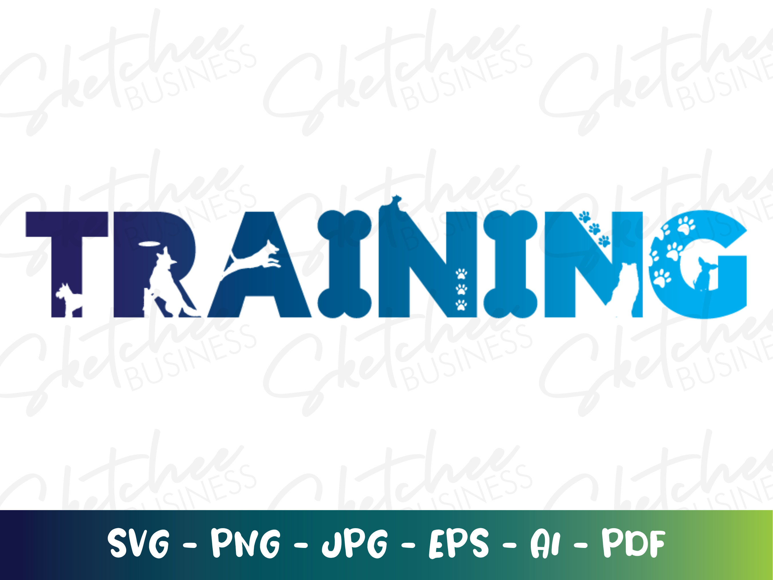 Training Svg Pdf Png, Dog Trainer Svg, Dog Lover, Cricut Cut Files ...