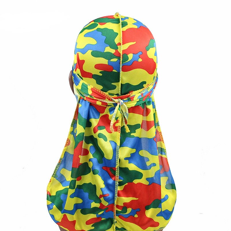 Rainbow Camo Silk Durag | Etsy