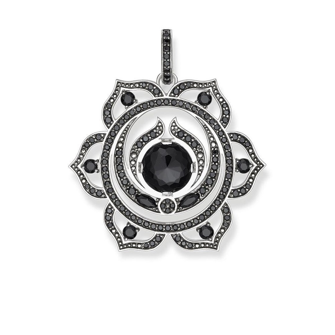Anhänger Black Splenic Chakra Swadhisthana Neuer Schmuck Silber ...