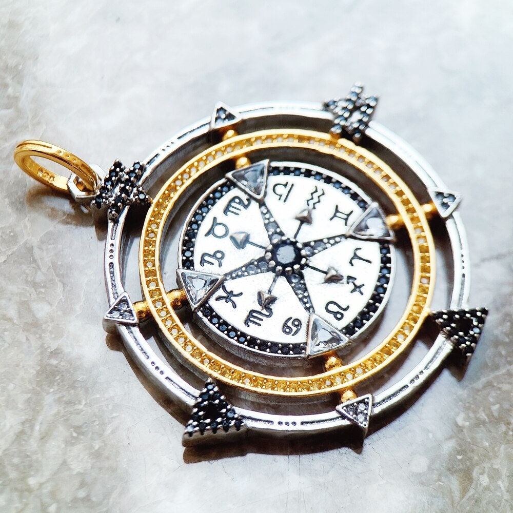 Amulet Elements of Nature Black-gold Brand New Jewelry Europe Style ...